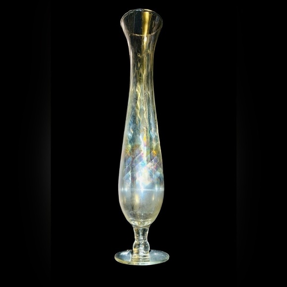 Carnival | Accents | Vintage Carnival Iridescent Inch Rose Bud Vase ...